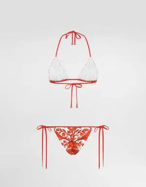 Dolce & Gabbana Majolica-printed Bikini Set - No