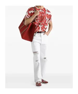 Dolce & Gabbana Dolce Gabbana Majolica Printed T-shirt