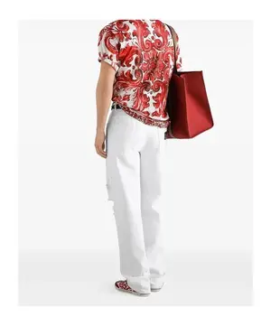 Dolce & Gabbana Dolce Gabbana Majolica Printed T-shirt