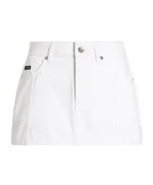 Dolce & Gabbana Denim Mini Skirt - White