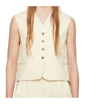 Loulou De Saison Sleeveless Buttoned Vest