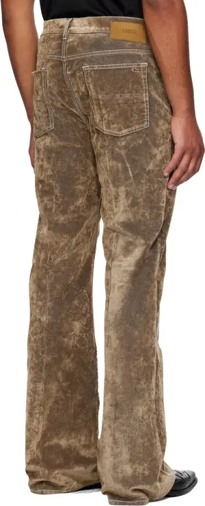 Amiri Velvet Flare Jeans