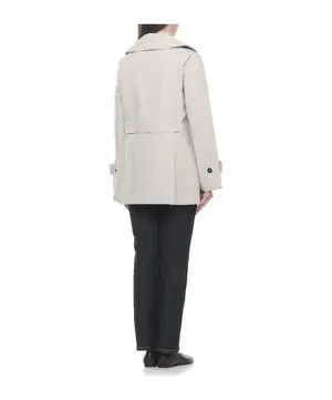 SAVE THE DUCK Double-breasted Trench Coat - Beige