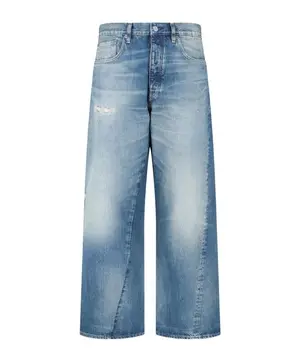 SUNFLOWER Belt Loop Jeans - Blue