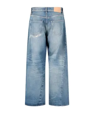 SUNFLOWER Belt Loop Jeans - Blue