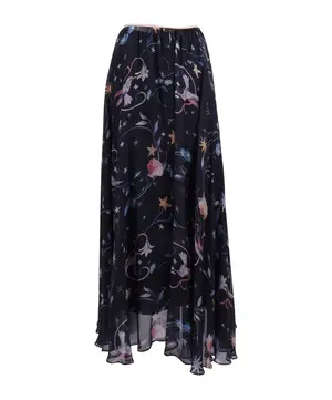 FORTE_FORTE Printed Midi Skirt