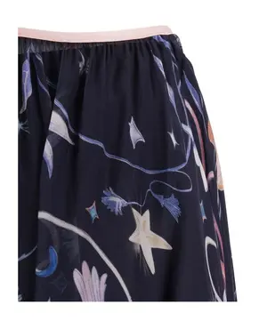 FORTE_FORTE Printed Midi Skirt