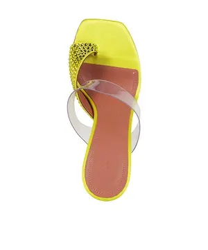 Amina Muaddi Square-headed High-heeled Sandals