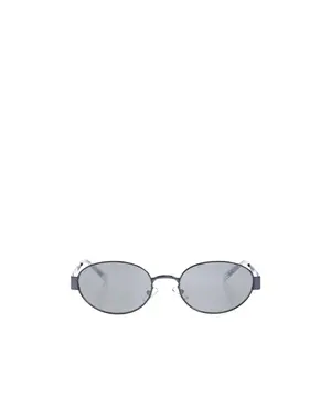 Tory Burch Oval Frame Sunglasses - Gray