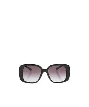Tory Burch Geometric Frame Sunglasses - Black