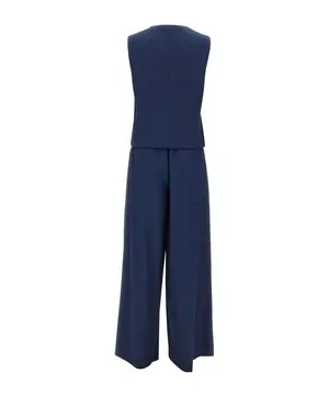 KAOS Sleeveless Vest And Palazzo Pants Suit