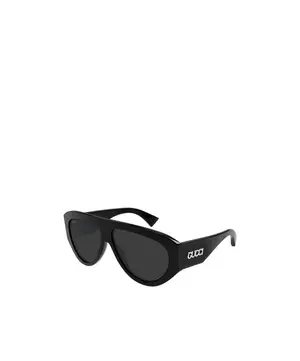 Gucci Aviator Frame Sunglasses - Black
