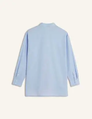 Maison Kitsuné Baby Fox Embroidered Poplin Shirt