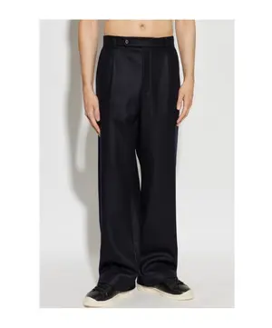 JIL SANDER Pleated Wool Trousers