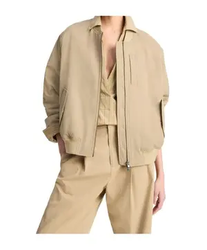 Vince Long-sleeved Casual Jacket - Nude