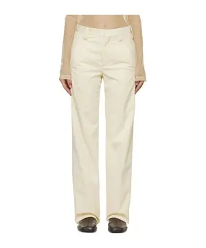 RIER Pleated Detail Casual Pants - Latte