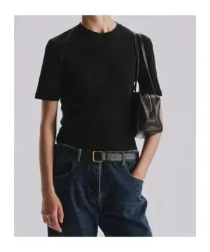 THE ROW Etina T-shirt - Black
