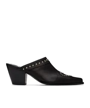 OPEN YY Studded Pointed Toe Mules