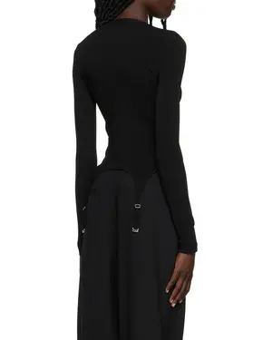 DION LEE Round Neck Garter Top