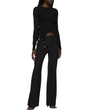 DION LEE Round Neck Garter Top