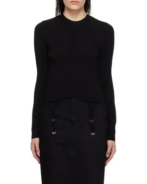 DION LEE Round Neck Garter Top