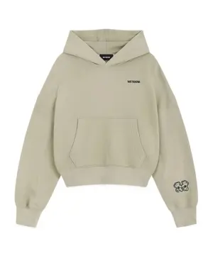 We11Done Cotton Hoodie - Khaki