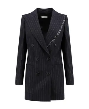 Dries Van Noten Striped Outerwear For Women