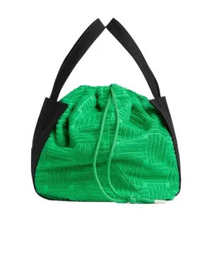 Bottega Veneta Report Jacquard Towel Travel Bag