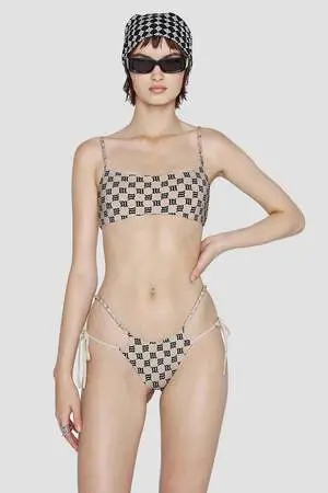 MISBHV Monogram Bikini Bottoms