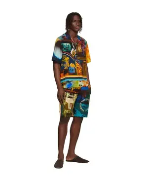Paul Smith Printed Logo Shorts