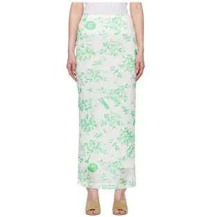 Moschino Elastic Waist Skirt - White