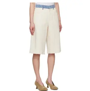 Moschino Denim Belt Loop Shorts