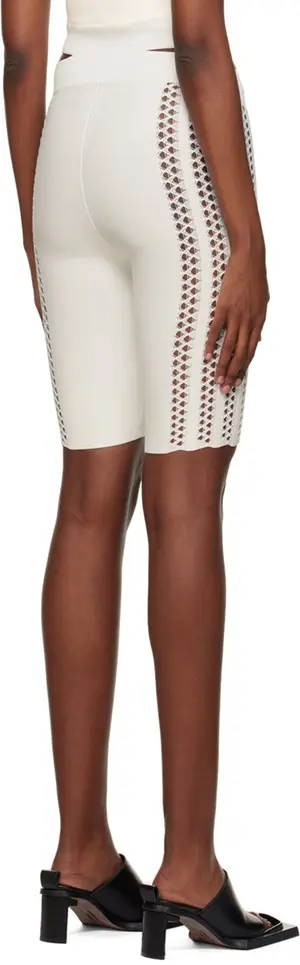 DION LEE Column Cut-out Biker Short
