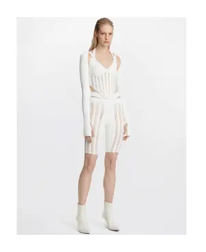 DION LEE Column Cut-out Biker Short