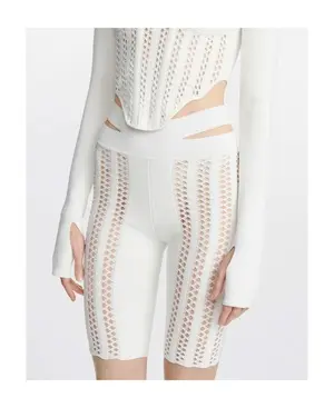 DION LEE Column Cut-out Biker Short
