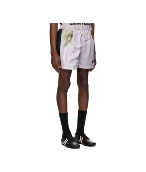 EGONLAB Graphic Print Track Shorts