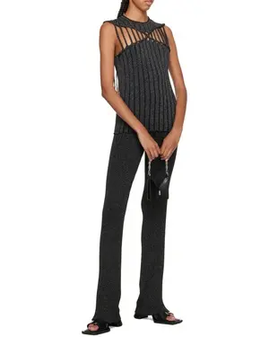 DION LEE Rib Casual Pants