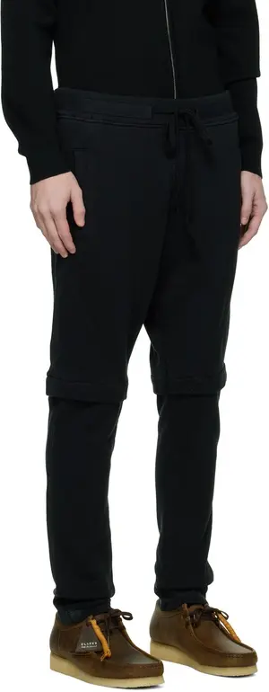 GREG LAUREN Drawstring Cotton Sweatpants