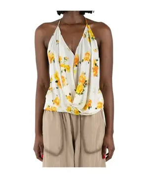 Acne Studios Sleeveless Graphic Pattern Top