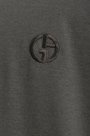 Giorgio Armani T-shirt With Embroidered Logo