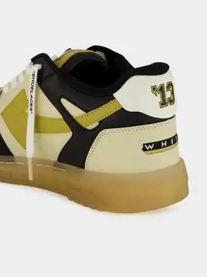 Off-White Out Of Office" Varsity Leather Sneakers - Yellow