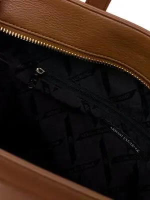 Armani Exchange Logo Satchel