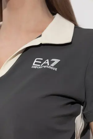 EA7 Printed Logo Polo Shirt