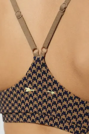 The Upside Bra `houndstooth