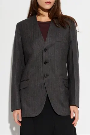 JIL SANDER Herringbone Pattern Blazer