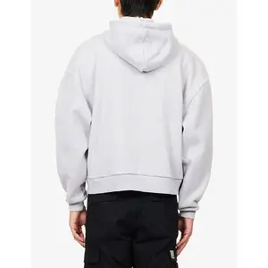 MKI MIYUKI ZOKU Cotton-blend Zip-up Hoody - Grey