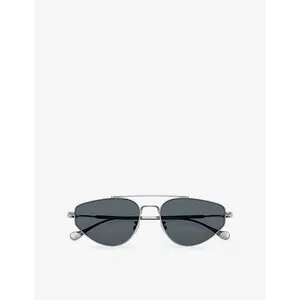 Oliver Spencer Jil Sander Edition Oval-frame Titanium Sunglasses