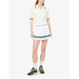 Sporty & Rich Cable Knit Polo Shirt