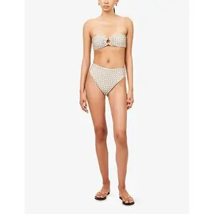 Monday Swimwear Formentera Graphic-print Bikini Bottoms