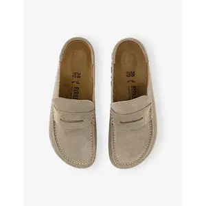 BIRKENSTOCK Naples Wrapped Suede Clogs